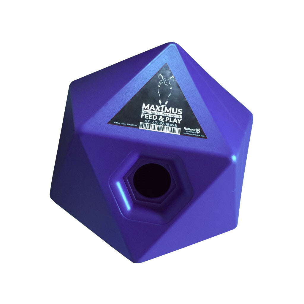 Køb Maximus Feed & Play Cube foderbold - Riders Deluxe